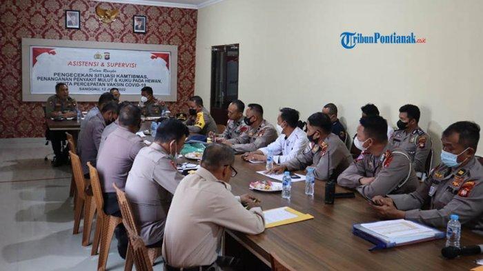 Polres Sanggau Terima Asistensi dan Supervisi dari Polda Kalbar - Tribunpontianak.co.id