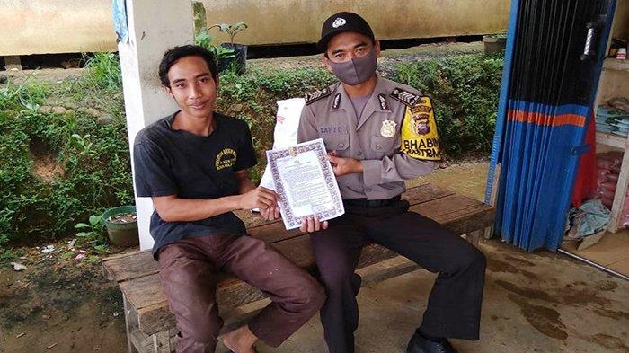 Bhabinkamtibmas Sosialisasikan Maklumat Kapolri dan Maklumat Kapolres ...