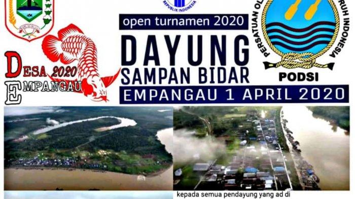 Dua Desa di Empangau Gelar Lomba Dayung Sampan Bidar - Tribunpontianak ...