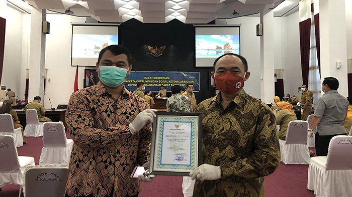 BKCU Kalimantan Raih Peringkat I Paritrana Award 2020 Tingkat Provinsi - Tribunpontianak.co.id