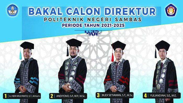 Senat Poltesa Tetapkan 4 Calon Bakal Direktur Politeknik Negeri Sambas ...