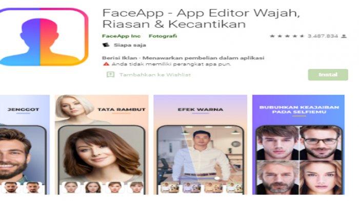 VIRAL Filter Wajah Cowok Jadi Cewek Cantik di Tiktok Pakai FaceApp ...