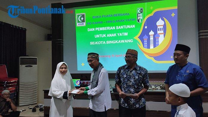 Berbagi Keberkahan Ramadhan, MD KAHMI Kota Singkawang Santuni 77 Anak Panti Asuhan ...