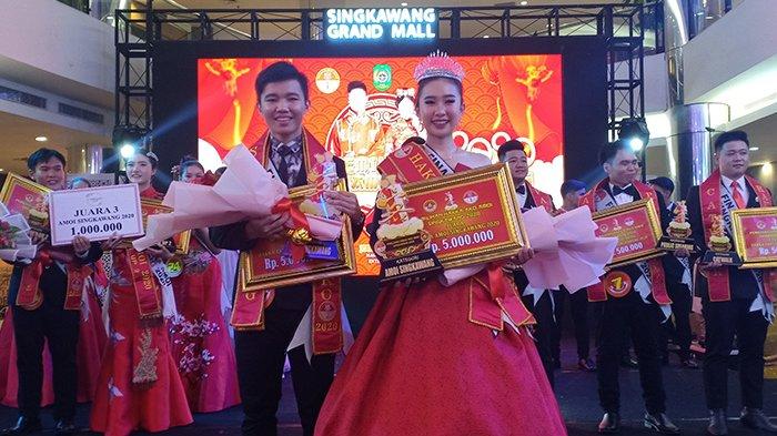 Eko Gunawan dan Isa Veronika Didaulat Hakka Ako Amoi Singkawang 2020 - Tribunpontianak.co.id