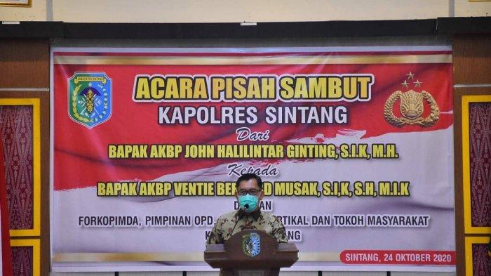 Pisah Sambut Kapolres Sintang, Florentinus Anum Harap Sinergitas Berjalan dengan Baik ...