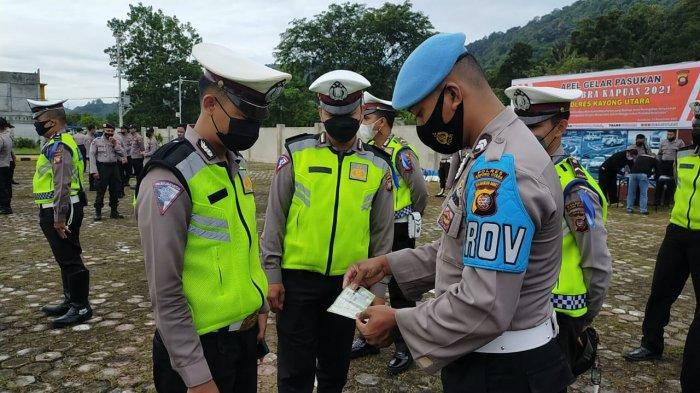 Cegah Pelanggaran Personel, Sie Propam Polres Kayong Utara Gelar Gaktibplin - Tribunpontianak.co.id