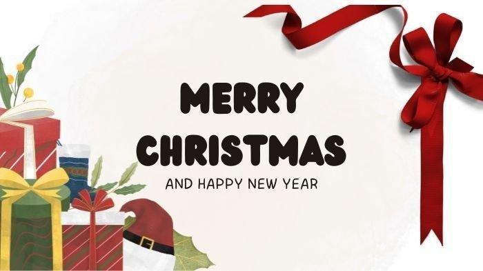 CONTOH Ucapan Natal dan Tahun Baru 2024/2025, Paling Mudah Dalam ...