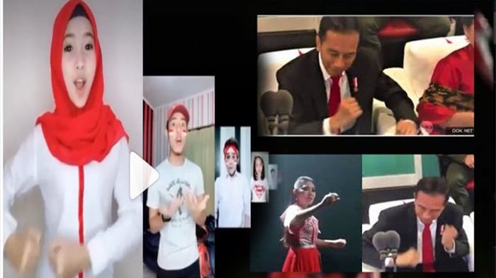 Jadi Ramai di Tik Tok, Inilah Video Goyang Dayung Jokowi - Tribunpontianak.co.id
