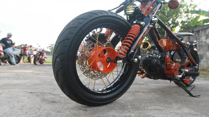 Motor Honda Grand Kodok Juara Choppy Cub - Tribunpontianak.co.id