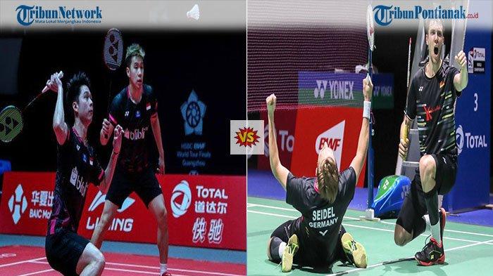 Hasil Marcus Gideon/Kevin Sanjaya vs Mark Lamsfuss/Marvin Siedel Live Streaming TVRI Prancis ...