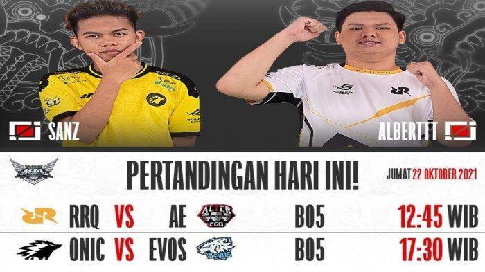 Hasil Playoff MPL ID Season 8 Hari Ini - RRQ Hoshi Vs Alter Ego dan ONIC Vs EVOS Legends ...
