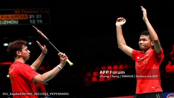 Head to Head Fajar/Rian vs Aaron/Soh Live TV Semifinal Badminton Swiss Open 2022 ...