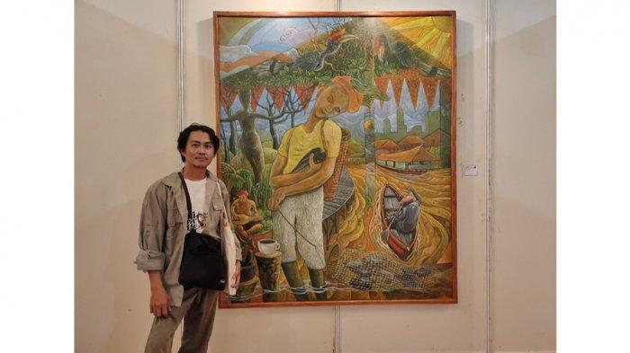 Seniman Kalbar Hidayat Ceritakan Kenangannya Lewat Lukisan ...