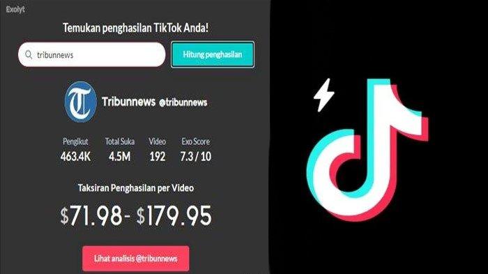 Cara Hitung Penghasilan Tiktok Lewat Aplikasi dan Website, Penghasilan Tiktok Selama Sebulan ...