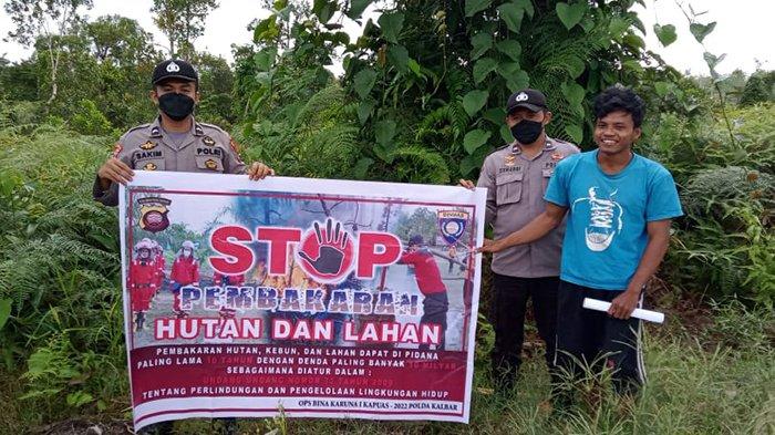Cegah Karhutla Polres Melawi Gelar Operasi Bina Karuna Kapuas 2022