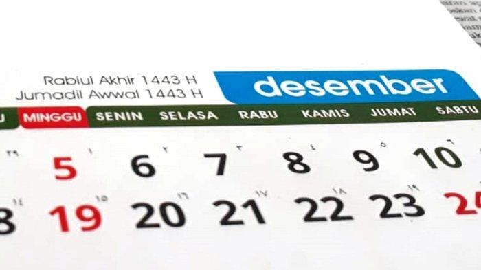 Daftar Hari Penting di Bulan Desember 2021 - Tribunpontianak.co.id
