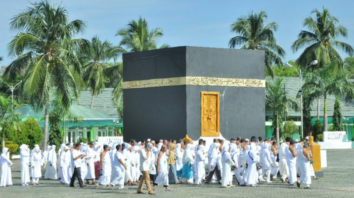 Calon Jemaah Haji Sambas Siap Lakukan Manasik Haji - Tribunpontianak.co.id