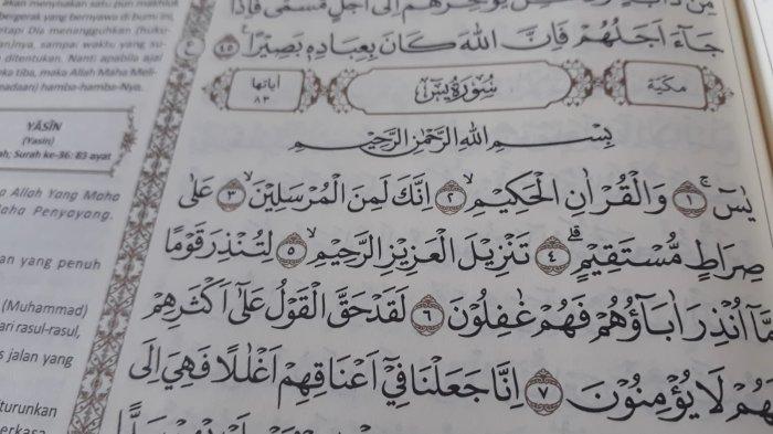 Bacaan Surat Yasin Lengkap dengan Terjemahannya, Baca 3 Kali di Malam ...