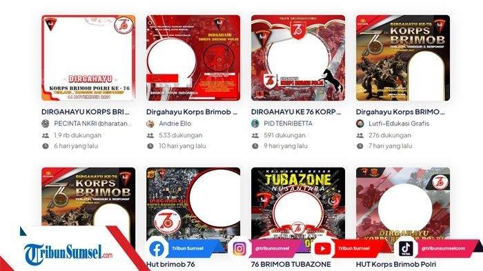 Cari Twibbon Dirgahayu Brimob 2021 ? Nih, Twibbon HUT Brimob 2021 & Cara Memasukkan Foto ke ...