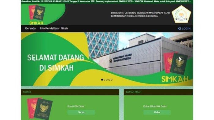 Www.simkah.kemenag.go.id Daftar Nikah di Link Ini ! Ikuti Tata Cara ...