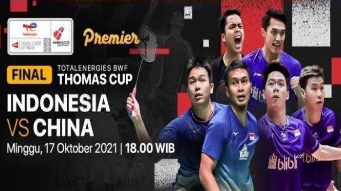 Hasil Indonesia Vs China Final Thomas Cup 2020 - China Kawin Gelar dan Indonesia Angkat Trofi ke ...
