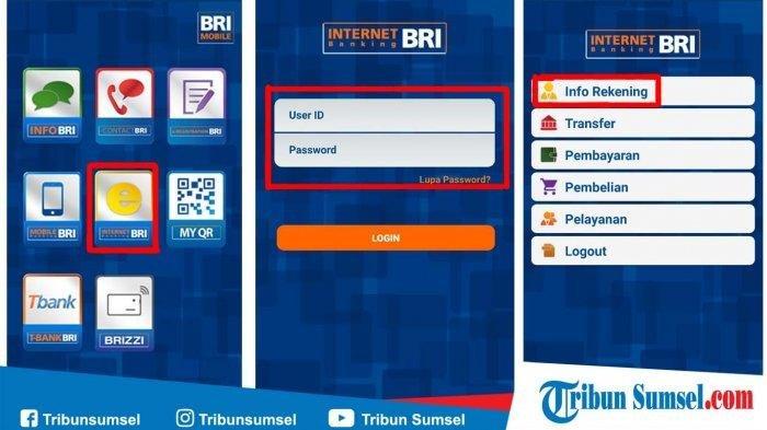 Cara Daftar Internet Banking BRI Online - Tribunpontianak.co.id
