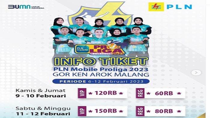 Harga Tiket Nonton Proliga 2023 Seri Malang - Tribunpontianak.co.id