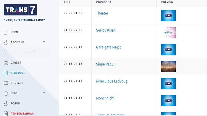 JADWAL ACARA Trans 7 Hari Ini 5 Januari 2021, Ini Cara Ikut Indonesia Giveaway Trans7 | Trans7 ...