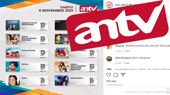 JADWAL ANTV Hari Ini Sabtu 6 November 2021, Sedang Tayang Episode Baru ...