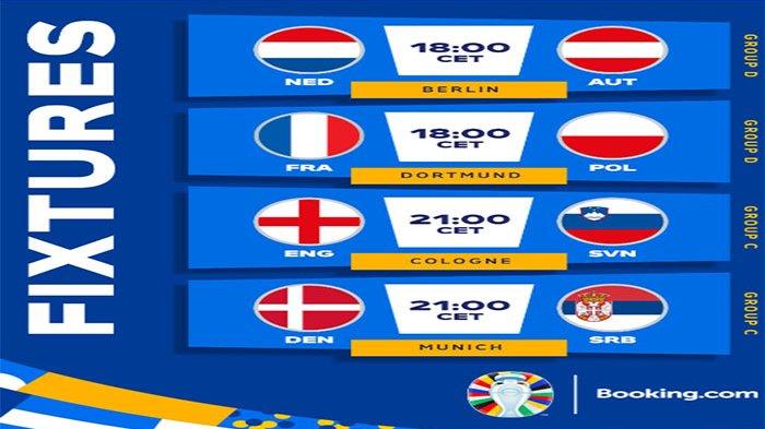 Live Hasil EURO 2024 Hari Ini Update Daftar Tim Lolos 16 Besar ...