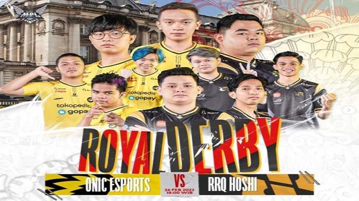 Jadwal MPL ID Season 9 Hari Sabtu 26 Februari 2022 - RRQ Vs ONIC, Bigetron Vs Aura dan EVOS Vs ...