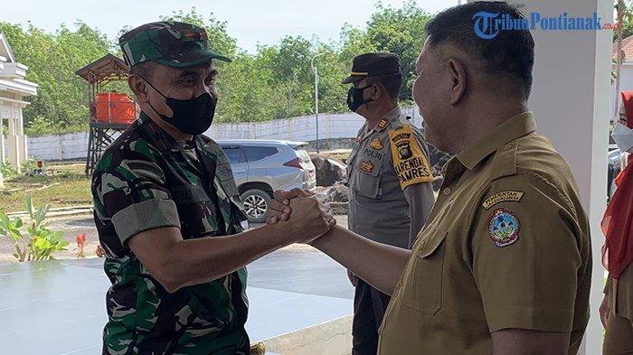 Danrem 121/ABW Kunker ke Kabupaten Kayong Utara - Tribunpontianak.co.id