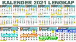 Kalender 2021 Lengkap dengan Weton Daftar Libur dan Lebaran, Segera ...