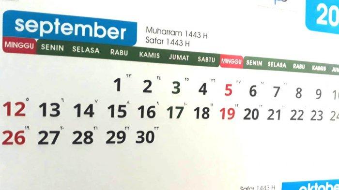 Daftar Hari Penting di Bulan September 2021, Umat Islam Masuki Bulan ...