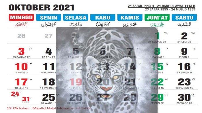 Kamis Kliwon Hari Ini ? 21 Oktober 2021 Dalam Kalender Jawa Memiliki ...