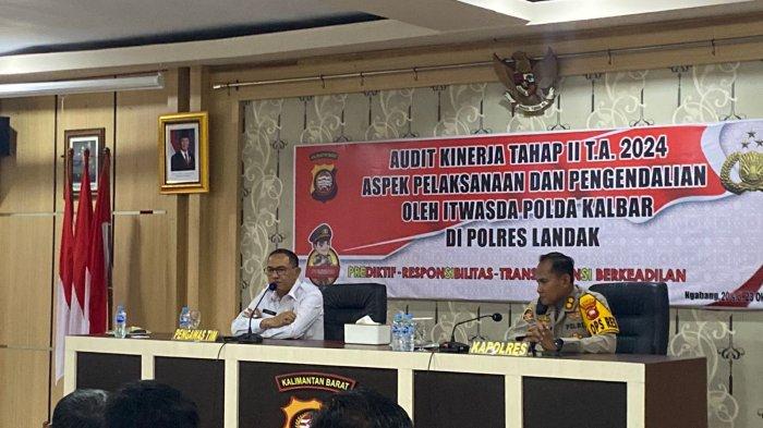 Polres Landak Terima Audit Kinerja Tahap II dari Itwasda Polda Kalbar Menuju Pelayanan Optimal ...
