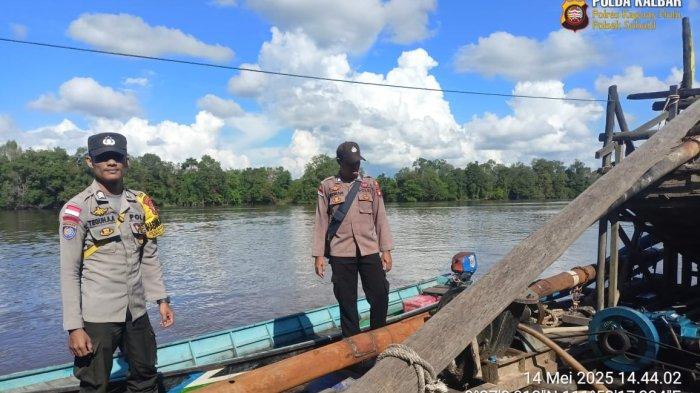 Kapolsek Semitau Cek Lokasi PETI di Sungai Kapuas, Tidak Ditemukan Aktivitas Tambang Emas Ilegal ...