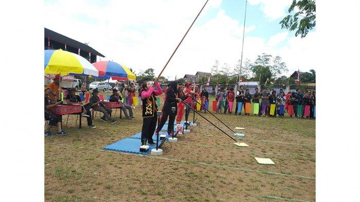 Lomba Sumpit Warnai Pekan Gawai Dayak ke 34 - Tribunpontianak.co.id