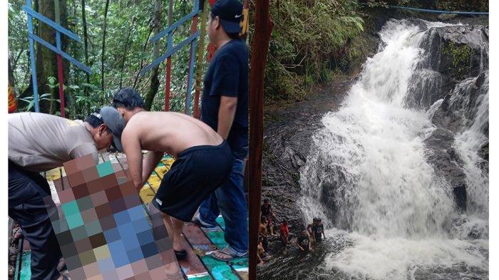 Pergi Mandi di Air Terjun Siling Beroban Ketapang Seorang Remaja Tewas Tenggelam ...