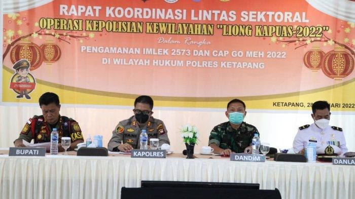 Polres Ketapang Gelar Rakor Lintas Sektoral Jelang Imlek dan Cap Go Meh - Tribunpontianak.co.id