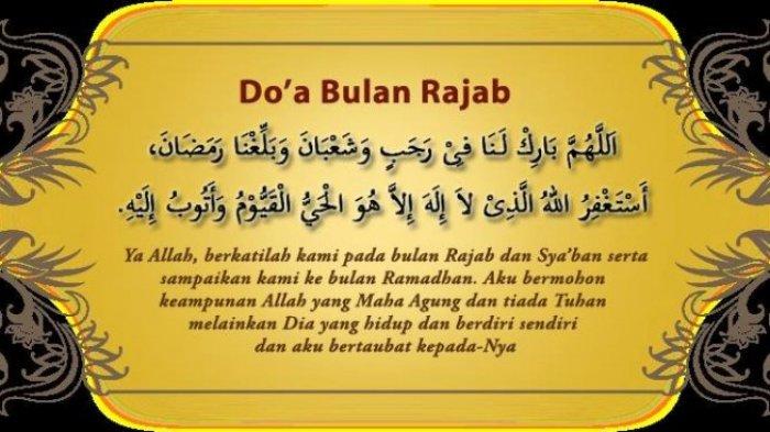 BACAAN Doa Bulan Rajab, Waktu Membaca Doa Rajab 1442 H Jumat Malam 12 ...