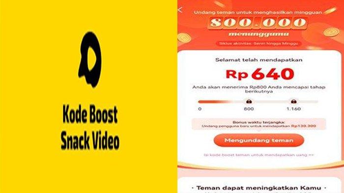 Apa itu Kode Boost Snack Video ? Tugas Baru untuk Saling Bantu Dapakan ...