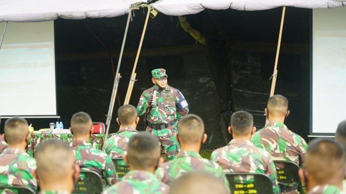 Danrem 121/Abw Beri Arahan Prajurit Yonif 642/Kps Sebelum Latihan Penyiapan Pratugas ...
