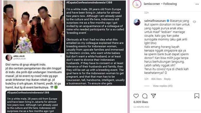 Terbongkar Maksud 'Pembuahan Massal' Wanita Indonesia dengan Bule! Ini Respons Artis Salmafina ...