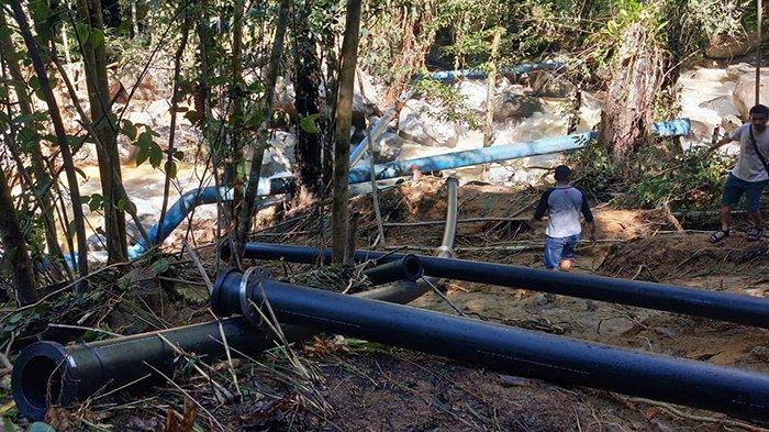 Banjir Bandang Hanyutkan Pipa Induk PDAM Sirin Meragun, Masyarakat ...