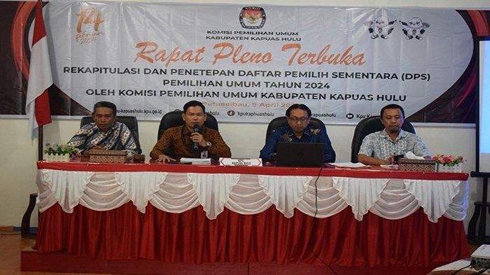 DPS Pemilu 2024 di Kapuas Hulu Capai 194.333 Pemilih - Tribunpontianak.co.id