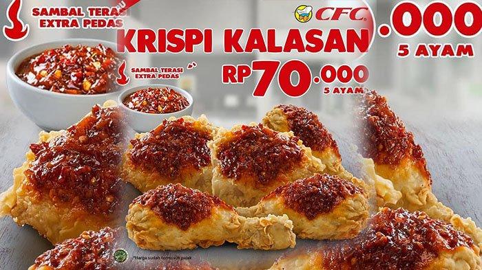 PROMO CFC Terbaru Juli 2020, Krispi Kalasan 5 Ayam Rp 70 Ribu dan Paket Ayam Nasi Beli 1 Gratis ...
