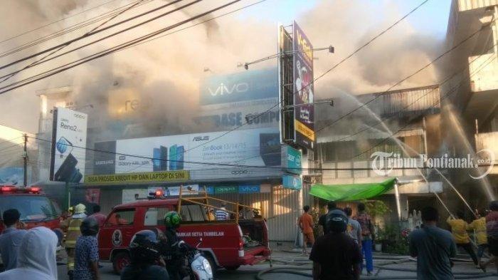 KRONOLOGI Kebakaran Toko Database Komputer Jalan Hijas Pontianak ...