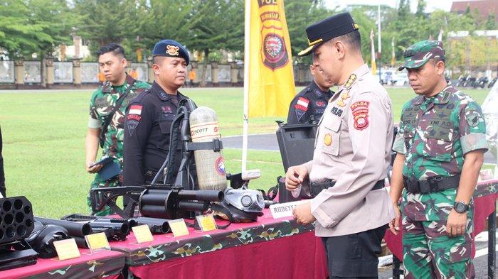Irwasda Polda Kalbar Sigit Jatmiko Pimpin Apel Gelar Pasukan Ops Liong Kapuas 2025 ...