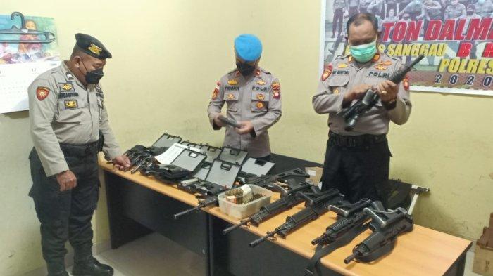 Propam Polres Sanggau Gelar Pemeriksaan Senpi Inventaris, Trisna: Bentuk Pengawasan Internal ...